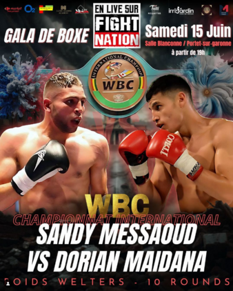 Sandy Messaoud vs. Dorian Maidana, Messaoud vs. Maidana | Boxing Bout ...