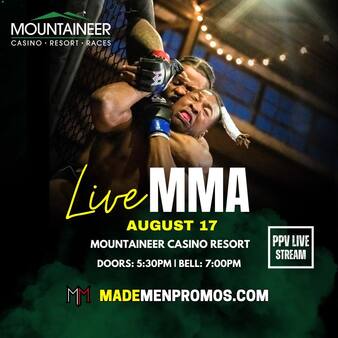 Czar Parrish vs. Ronald Castañeda, Live MMA at Mountaineer Casino 6 ...