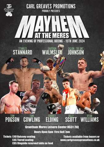 Mayhem at the Meres | Boxing Event | Tapology