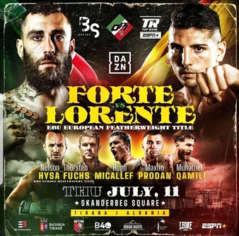 Nelson Hysa vs. Thorsten Fuchs, Forte vs. Lorente | Boxing Bout | Tapology
