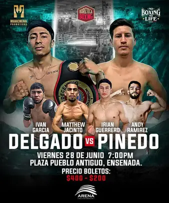 Delgado vs. Pinedo | Boxing Event | Tapology