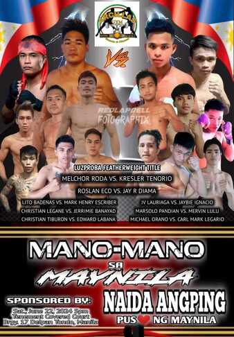 Christian Legane vs. Jerrimie Banayad, Mano-Mano sa Maynila | Boxing ...