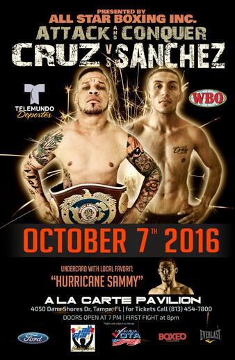 Orlando Gonzalez vs. Jonathan De La Paz, Cruz vs. Cota | Boxing Bout ...