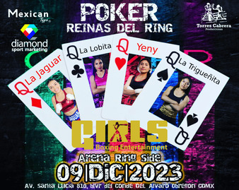 Lidia González Pacheco vs. Karla Rios Garcia, Poker Reinas del Ring ...