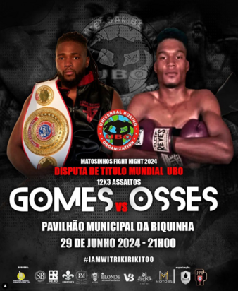 Goncalo Pinto vs. Ife Jarrett, Gomes vs. Osses | Boxing Bout | Tapology