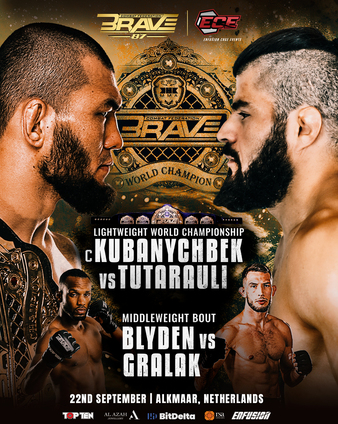 Nabil Haryouli vs. Zabiullah Mubarez, BRAVE CF 87 | MMA Bout | Tapology