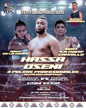 Hassan Oseni vs. Cristian Hernández Solís, Oseni vs. Hernández | Boxing ...