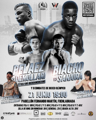 Pelaez vs. Demollari | Boxing Event | Tapology