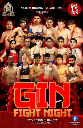 Vincent Avina vs. Abraham Manriquez, Gin Fight Night | Boxing Bout | Tapology
