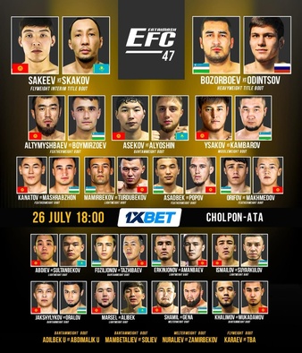 Alymbek Ysakov vs. Anvar Kambarov, EFC Global 47 | MMA Bout | Tapology