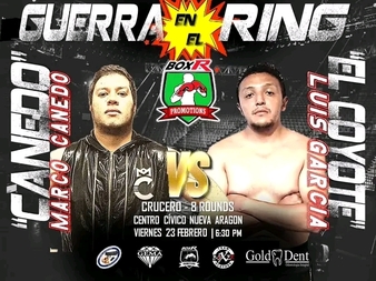 Guerra en el Ring: Canedo vs. Bocanegra | Boxing Event | Tapology