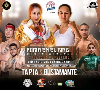 Mariel Bustamante vs. Jesus Acosta, Furia en el Ring 4 | Boxing Bout ...