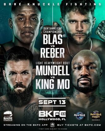 BKFC 66: Blas vs. Reber | Event | Tapology