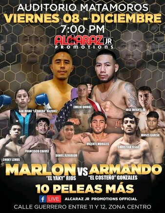 Jose Luis Infante vs. Jesus Romero, González vs. Montiel | Boxing Bout ...