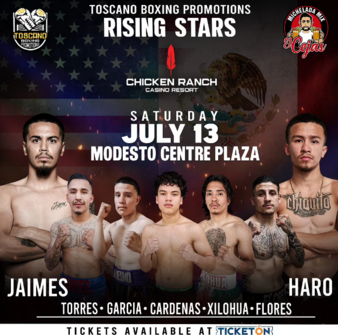 Ruben Torres vs. Xavier Madrid, Rising Stars | Boxing Bout | Tapology