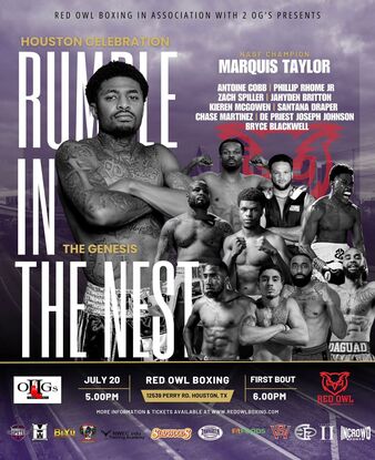 Marquis Taylor vs. Nicholas Givan, Rumble in the Nest | Boxing Bout ...