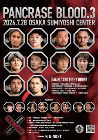 Pancrase Blood.3 | MMA Event | Tapology
