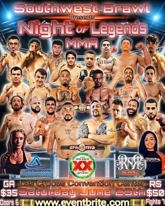 Southwest Brawl: Night of Legends | MMA Event | Tapology
