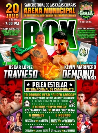 Oscar Daniel Gomez Lopez vs. Kevin Marinero, Orozco vs. López | Boxing ...