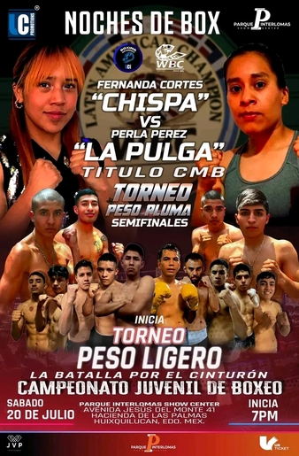 Noches de Box: Cortés vs. Pérez 2 | Boxing Event | Tapology