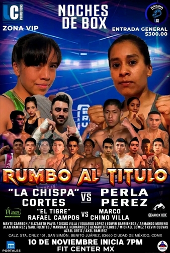 Michel Gomez Aguilar vs. Daniel Ibañez González, Rumbo al Título ...