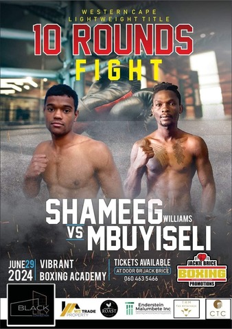 Williams vs. Mbuyiseli | Boxing Event | Tapology
