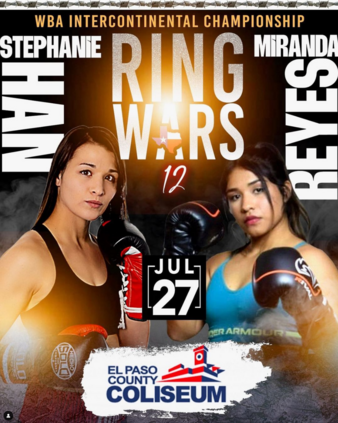 Stephanie Han vs. Miranda Reyes, Ring Wars 12 | Boxing Bout | Tapology