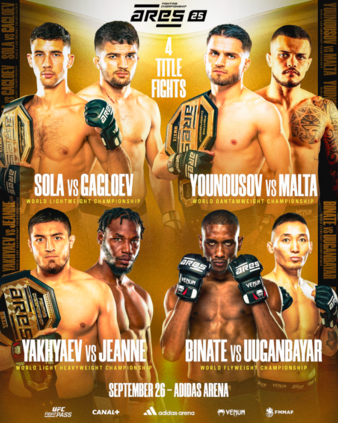 Ares FC 25: Sola vs. Gagloev | MMA Event | Tapology