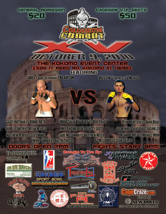 Robbie Nieto vs. Casey Huffman, Colosseum Combat 15 | MMA Bout | Tapology