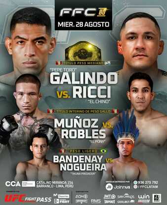 FFC 80: Galindo vs. Ricci | MMA Event | Tapology