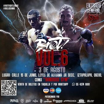 Ivan Rodríguez vs. José Francisco Cruz, Riot Fight League 6 | MMA Bout ...