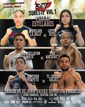 Ronaldo Hernández vs. Adolfo Tosmar, Riot Fight League | MMA Bout ...