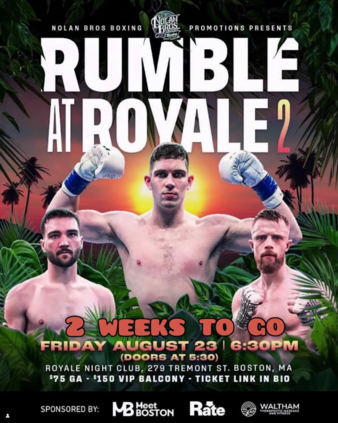 Rumble at Royale 2 | Boxing Event | Tapology