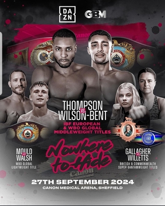 Shakiel Thompson vs. River Wilson-Bent, Nowhere to Hide | Boxing Bout ...