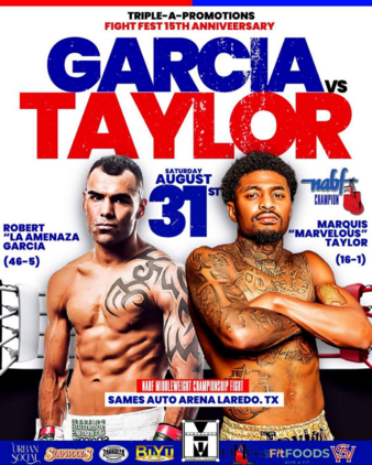 Garcia vs. Taylor | Boxing Event | Tapology