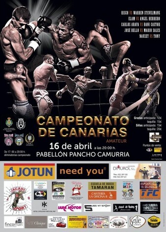 Jonay Risco vs. Warren Stevelmans, Canary Islands Amateur Kickboxing ...