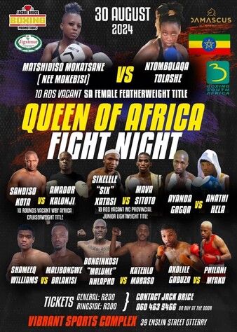 Queen of Africa Fight Night | Boxing Event | Tapology