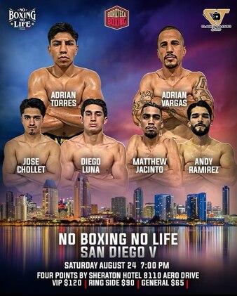 Adrian Vargas vs. Jose Belloso, No Boxing No Life V | Boxing Bout ...