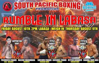 Rumble in Labasa | Boxing Event | Tapology