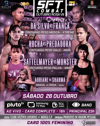 Amanda Rafaela vs. Maria Eduarda Santana, SFT Combat | Kickboxing Bout ...