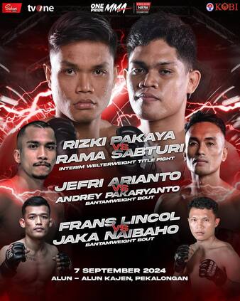 Agus Rustandi vs. Alifan Fernanda, One Pride MMA Fight Night 82 | MMA ...
