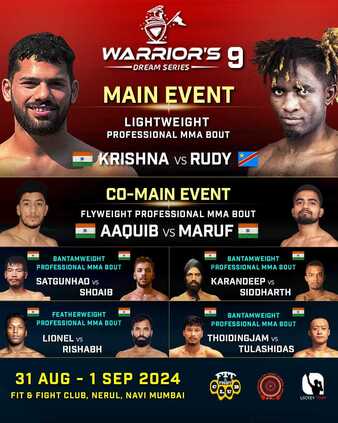 Krishna Payasi vs. Rudy Tshisuaka, Warriors Dream Series 9 | MMA Bout ...