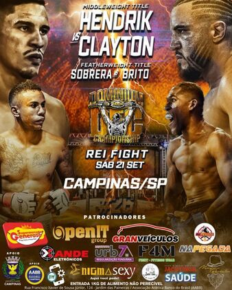 Eduardo Thomazelli vs. Eriton Alves, Dominium Fighter Championship 26 ...