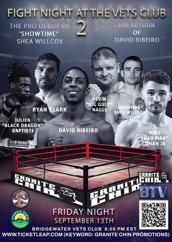 Shea Willcox vs. Travis Crain, Fight Night at the Vets Club 2 | Boxing Bout | Tapology