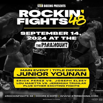 Junior Younan vs. Alexis Gaytan, Rockin' Fights 48 | Boxing Bout | Tapology