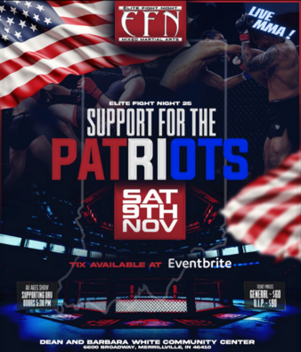 Elite Fight Night 25: Support for the Patriots | MMA Event | Tapology