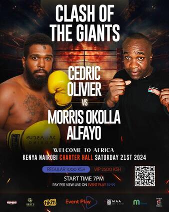 Ruann Visser vs. Morris Okolla, Clash of the Giants | Boxing Bout ...