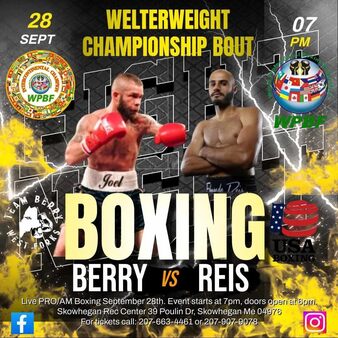 Morgan Berard vs. Celiel Castillo, Berry vs. Reis | Boxing Bout | Tapology