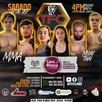 Gabriel Tinajero vs. José David Acuña, TFC 6 | MMA Bout | Tapology