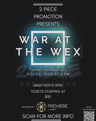 War at the Wex | MMA Event | Tapology